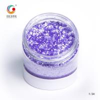 China Hexagonal High Flash Biodegradable Glitter Powder 50 Microns Thickness for Nail Art and Cosmetics for sale