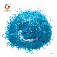 China GUANHONG GLITTER 38 Micron Solvent Resistant Star Violet Glitter Powder - 1mm to 5mm Shapes for Nail Art & Decorations for sale