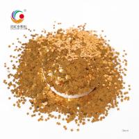 China GUANHONG GLITTER 38 Micron Solvent Resistant Star Violet Glitter Powder - 1mm to 5mm Shapes for Nail Art & Decorations for sale