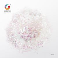 China GUANHONG GLITTER 38 Micron Solvent Resistant Star Violet Glitter Powder - 1mm to 5mm Shapes for Nail Art & Decorations for sale