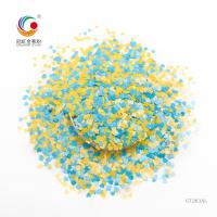 China Heart Shaped Solvent Resistance PET Glitter Powder 50 Microns Thickness for Nail Art and Cosmetics for sale