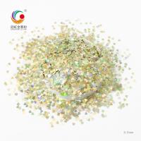 China Holographic Chunky Star Shaped Black Laser Glitter Powder - 25-50 Microns PET Material for Crafts & Decor for sale