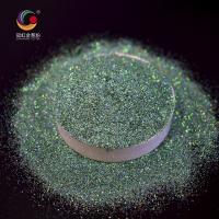 China Hexagon Holographic Laser Glitter Powder 0.2mm-3.0mm PET Solvent Resistant for Cosmetics and Industrial Coatings for sale