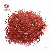 China Royal Blue Polyester Loose Chunky Holographic Glitter Powder PET 50 Microns 3mm Square for Craft Cosmetic for sale