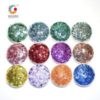 China Bulk Polyester Holographic Glitter Powder 50 Microns Thickness - Starlight Gold for Nail Art & Crafts for sale