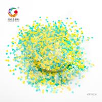 China Cosmetic Loose Fine PET Confetti Chunky Glitter Color Mixed Pigment Heart Shaped for sale