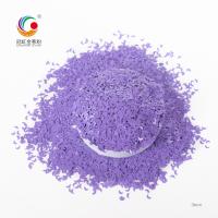 China 1mm Bulk Blue Eco Friendly PET Solvent Resistance Glitter Chunky Round For Crafts for sale