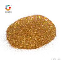 China PET Holographic Glitter Powder Plum Laser Color 25-50 Microns Thickness Quadrangular Shape for Crafts and Industrial Applications for sale
