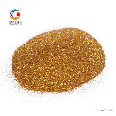 China PET Holographic Glitter Powder Plum Laser Color 25-50 Microns Thickness Quadrangular Shape for Crafts and Industrial Applications for sale
