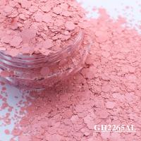 China GUANHONG Matte Solvent Resistant Glitter for Nail Arts - 38 Micron PET Chunky Mix in Multiple Colors for sale