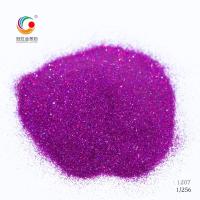 China Red Ultra Fine Holographic Glitter Powder 12-50 Microns PET Material for Nail Art and Crafts for sale
