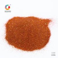 China Red Ultra Fine Holographic Glitter Powder 12-50 Microns PET Material for Nail Art and Crafts for sale