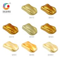 China Industrial Gold Pearl Mica Powder 10-200µm for Resin Ink Coating with 500-820°C Heat Resistance for sale