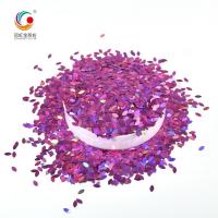 China 2.5mm Silver Laser Holographic Chunky Glitter Powder - 25-50 Microns PET Material for Crafts & Decorations for sale