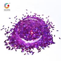 China 2.5mm Silver Laser Holographic Chunky Glitter Powder - 25-50 Microns PET Material for Crafts & Decorations for sale