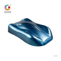 China Industrial Grade Colored Holographic Mica Powder Epoxy Pearlescent Pigment 20-100um Particle Size for Bulk Paint for sale