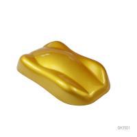 China Gold Pearlescent Mica Pigment Powder 40-200 μm Particle Size for Industrial Coatings and Plastics for sale
