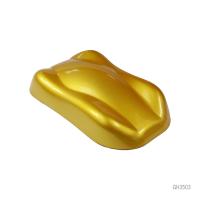 China Gold Pearlescent Mica Pigment Powder 40-200 μm Particle Size for Industrial Coatings and Plastics for sale