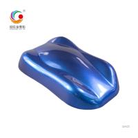 China Industrial Blue Pearlescent Mica Powder - 10-60um Particle Size, 400 Mesh for Coatings & Plastics for sale