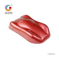 China Cosmetic Grade Mica Pearlescent Pigment 10-60μm Wine Red Metallic Powder for Makeup and Cosmetics for sale