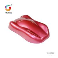 China Cosmetic Grade Mica Pearlescent Pigment 10-60μm Wine Red Metallic Powder for Makeup and Cosmetics for sale