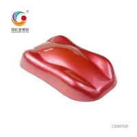 China Cosmetic Grade Mica Pearlescent Pigment 10-60μm Wine Red Metallic Powder for Makeup and Cosmetics for sale
