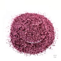 China PET Hexagonal Glitter Powder Bright Red 1/4