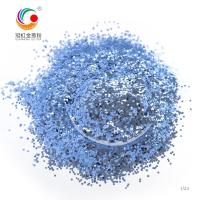 China Sapphire PET Hexagonal Glitter Powder 1/8