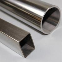 China Hollow 304 Stainless Steel Rectangular Pipes Rigid Square Tube SS321 8k 2B for sale