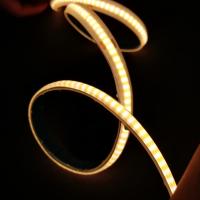China FOB COB Outdoor Waterproof LED Strip Light 5M / Roll High Voltage No LED Dot for sale
