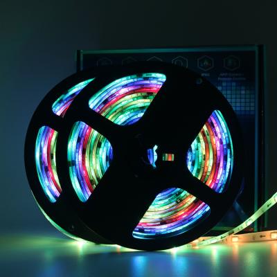 China 10m Waterproof Tuya Magic Dreamcolor LED Strip Lights 12v Ws2811 Rgb 5050 for sale