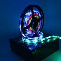 China 5050 Ws2812b Rgb Led Strip Lights 5v Digital Flexible Addressable Neon Pixel for sale