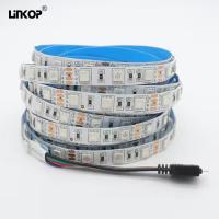 China 12V RGB Flexible LED Strip Light Color Changing LED Ribbon Lights IP20 for sale