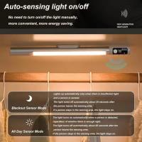 China Long Strip LED Motion Sensor Wardrobe Light 3000K 4500K 6000K Magnetic Installation for sale