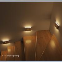 China Pir Motion Sensor Night Light Indoor LED Tri Color Dimming Motion Sensor Cabinet Light for sale