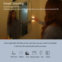 China Pir Motion Sensor Night Light Indoor LED Tri Color Dimming Motion Sensor Cabinet Light for sale