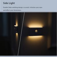 China Pir Motion Sensor Night Light Indoor LED Tri Color Dimming Motion Sensor Cabinet Light for sale