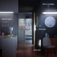 China Lithium Ion Battery Motion Sensor Night Light PIR Dimmable Cabinet Light 3000K 4500K 6000K for sale