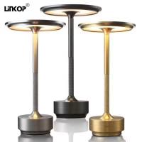 China 3W Rechargeable LED Desk Light 2000mAh  Touch Switch Three Color Dimming Table Lamp for sale