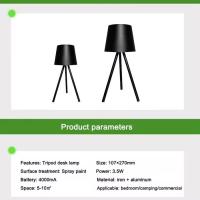 China Three Legged Desktop LED Lamp 3000K 4500K 6000K Rechargeable LED Table Lights for sale
