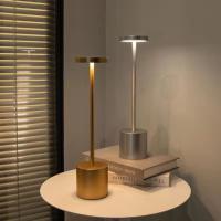 China 2.5W Vintage LED Desk Lamp Three Color Dimmable 5V USB Charging Desk Lamp for sale