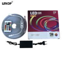 China Flexible Multicolor Neon Light Strips Addressable RGBIC LED Neon Rope Light 25mm for sale