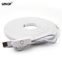 China Neon LED Strip Lights 5V 25mm Single Color Flexible LED Neon Silicone Tube With Switch for sale