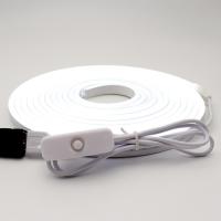 China Neon LED Strip Lights 5V 25mm Single Color Flexible LED Neon Silicone Tube With Switch for sale
