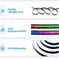 China Flexible Led Neon Light Tube 12w/M Ip67 Addressable LED Neon Strip for sale