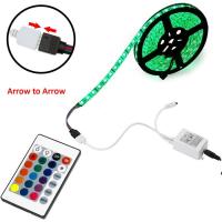 China 16 Million Color Led Light Strip Controller 5-24v With Ir 24 Key Remote Control for sale