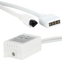China 16 Million Color Led Light Strip Controller 5-24v With Ir 24 Key Remote Control for sale