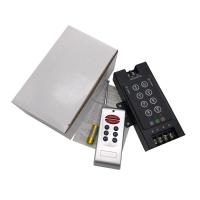 China 12-24v Iron Shell Led Controller 5-10 Control Distance Rf 8 Key 30a Rgb Dimmer for sale