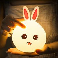 China Flash Slide Silicone 3000K Rgb Led Night Light Adjustable LED Rechargeable Night Light for sale