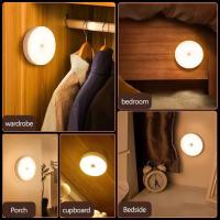 China Rechargeable Motion Sensor Night Light IP33 3000K With Dimmable Color Temperature for sale
